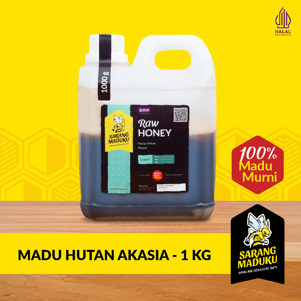 Jual Sarang Maduku Madu Akasia Asli Murni 100% Raw Honey | Shopee Indonesia