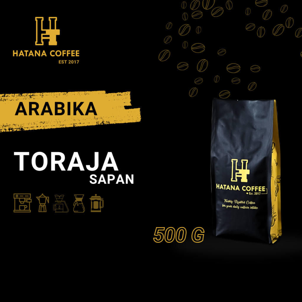 Jual Kopi Arabika Toraja Sapan 500 Gram | Hatana Coffee | Shopee Indonesia