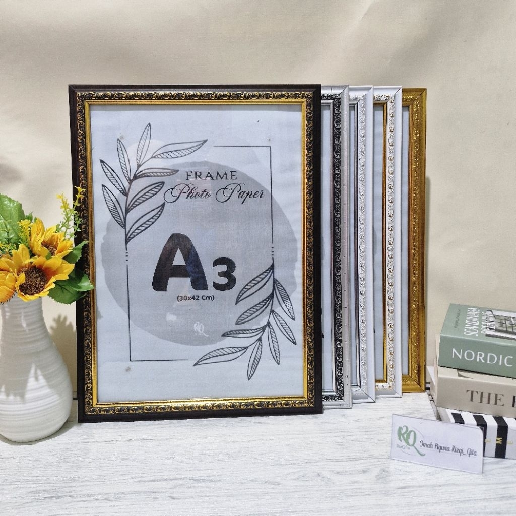 Jual [LENGKAP] Bingkai foto / Pigura Foto / A3 & A3+ / Bingkai pajangan ...