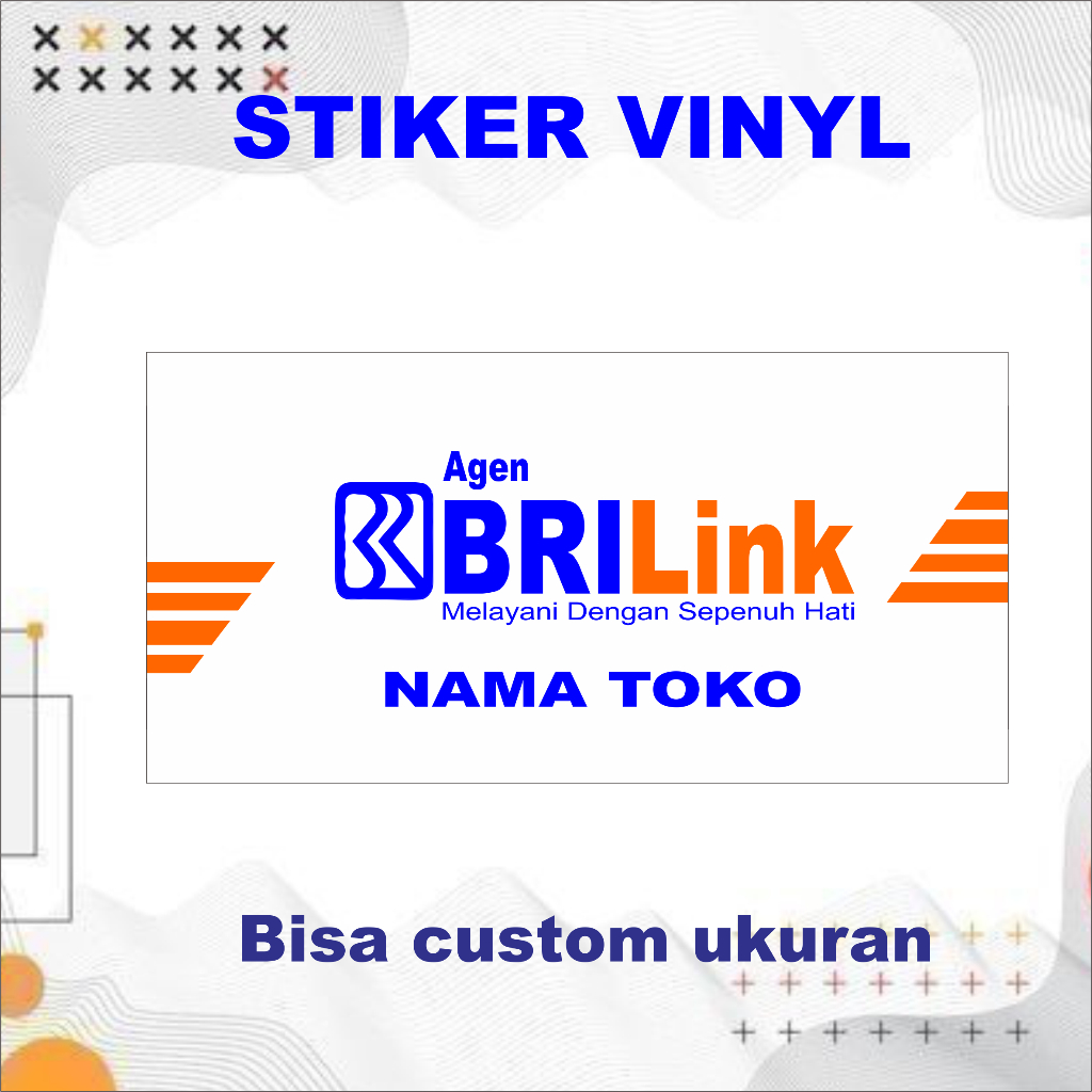 Jual STIKER VINYL MEJA AGEN BRILINK PUTIH | Shopee Indonesia