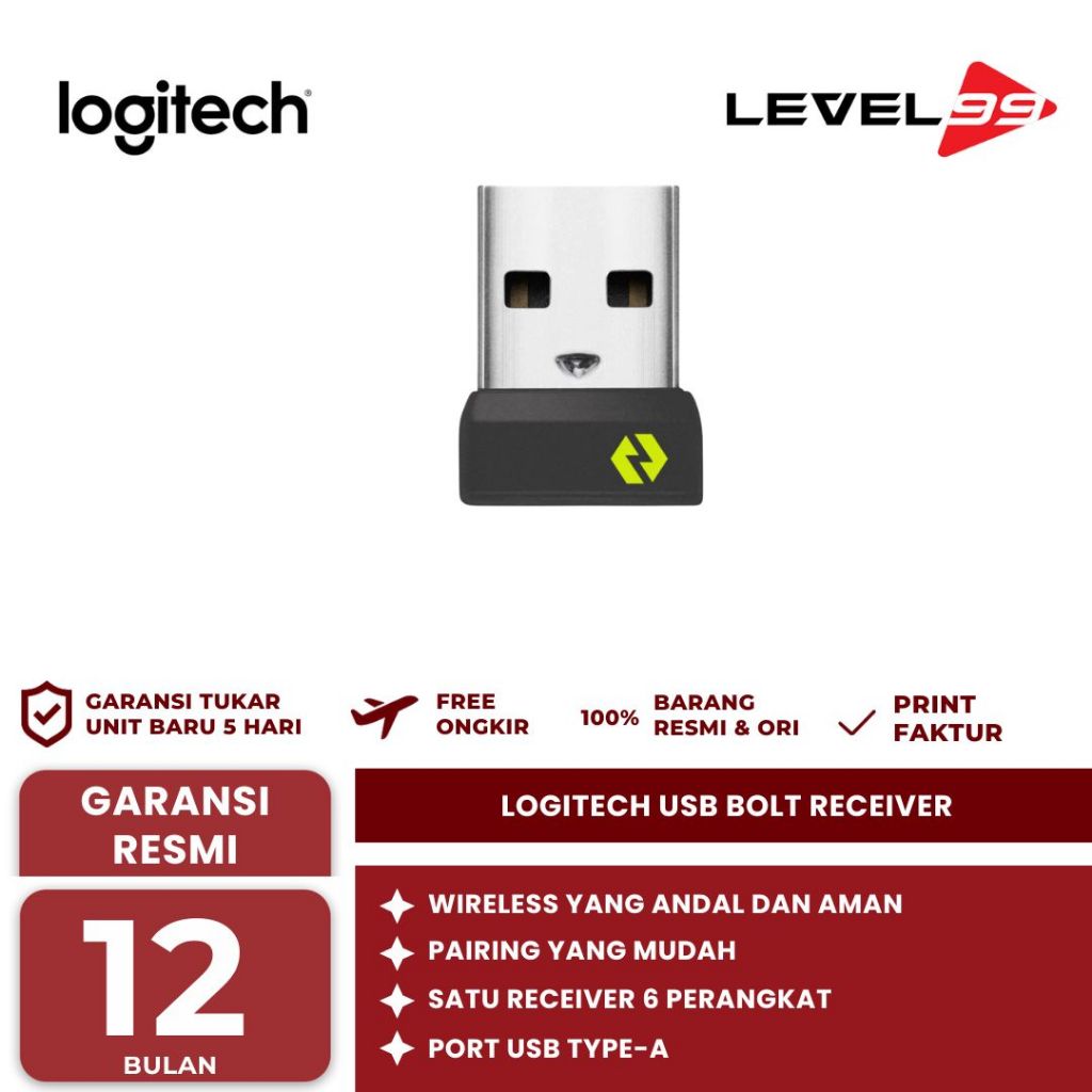Jual LOGITECH USB BOLT RECEIVER | Shopee Indonesia