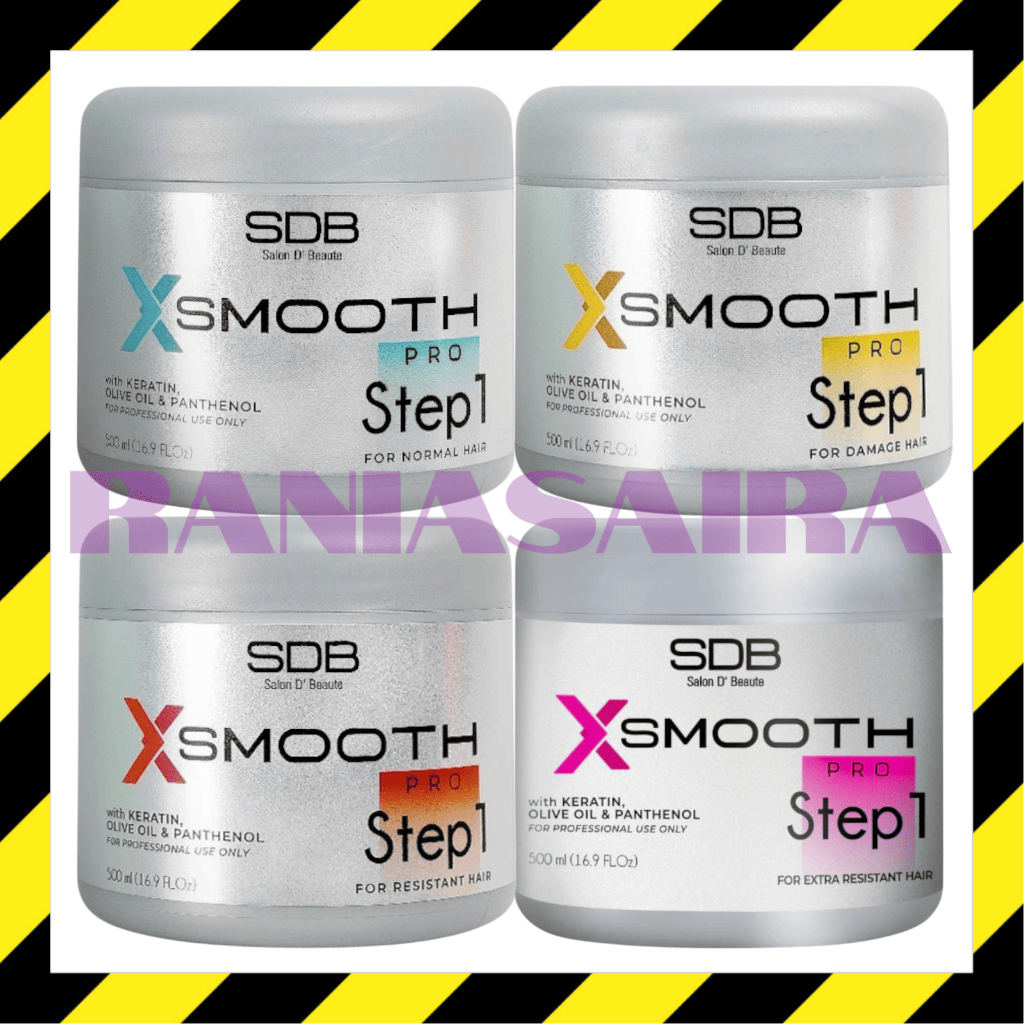 Jual SDB X Smooth Pro Step1 500ml Obat Pelurus Rambut Smoothing Krim ...