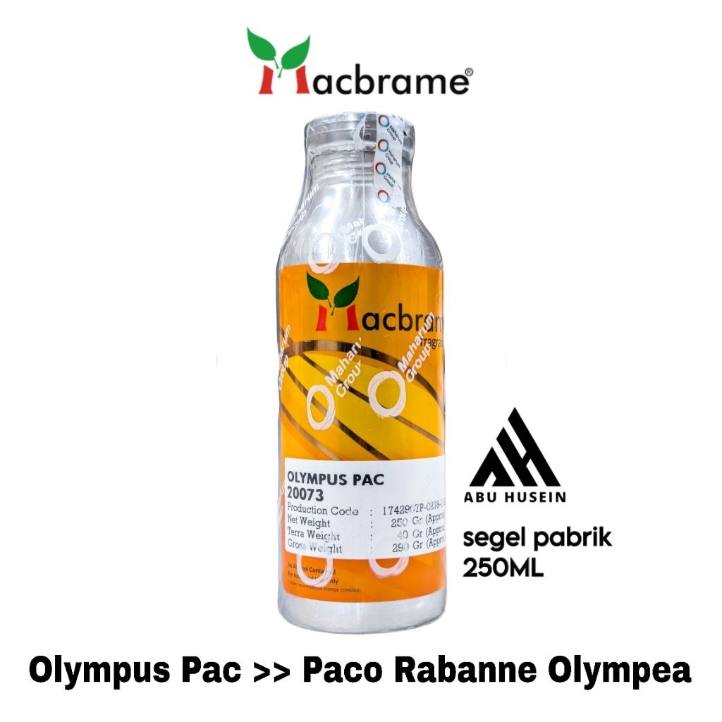 Jual OLYMPUS PAC // PACO RABANNE OLYMPEA 250ML SEGEL PABRIK PRODUK MACBRAME (untuk keterangan ...