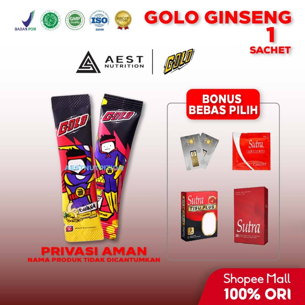 Jual GOLO Ginseng Botanical 1 Sachet | Shopee Indonesia