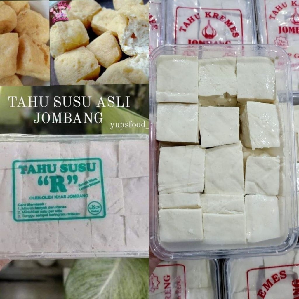 Jual TAHU SUSU R JOMBANG 1.000 ML TAHU KREMES 500ML | Shopee Indonesia