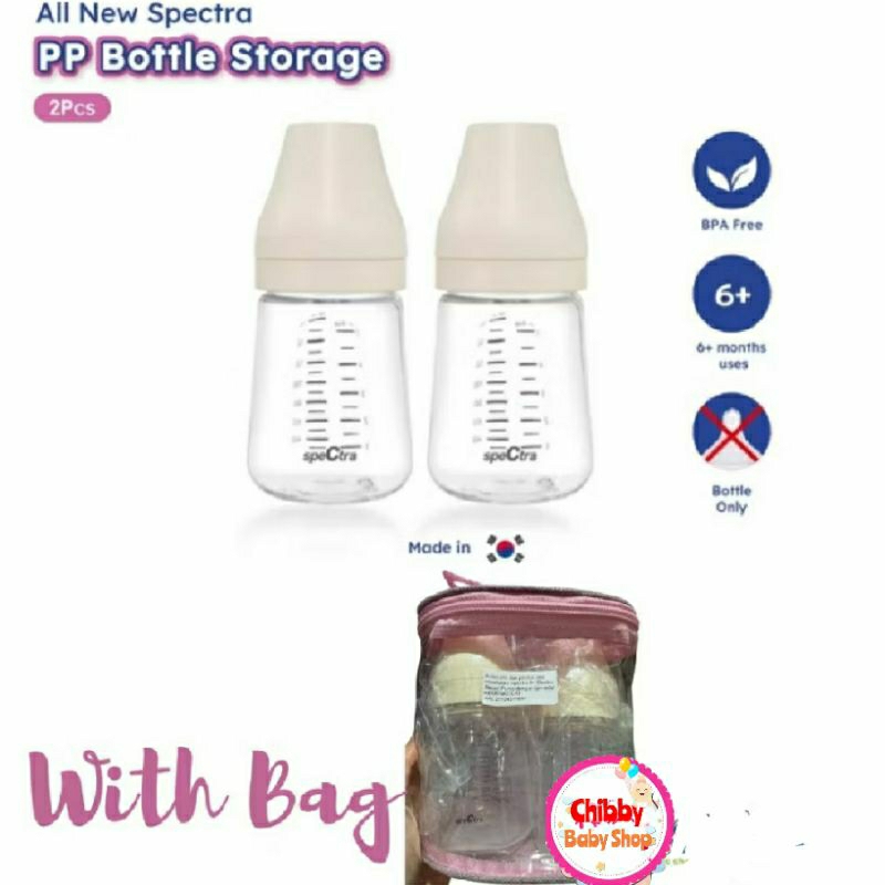 Jual SPECTRA Botol Susu Storage PP 160ml 2 pcs | Shopee Indonesia