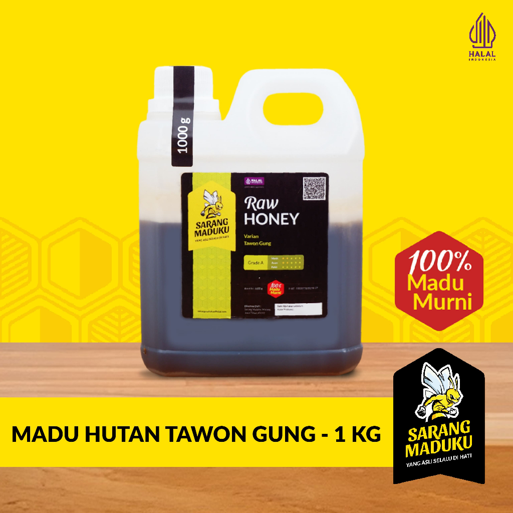 Jual Sarang Maduku Madu Tawon Gung Asli Murni 100% Raw Honey | Shopee ...
