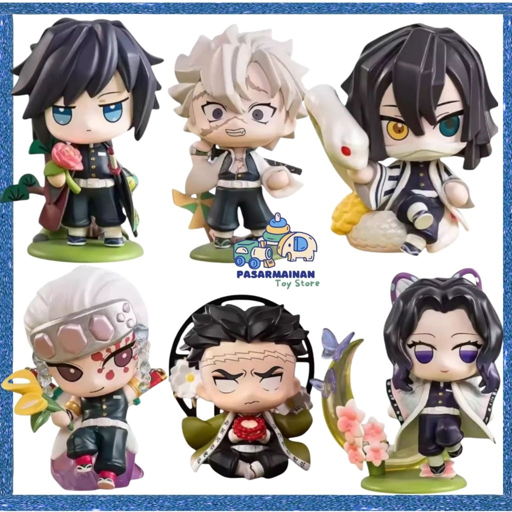 Jual Figure Demon Slayer Birth Flower Set 6 Tomioka Giyu Shinobu Kocho ...