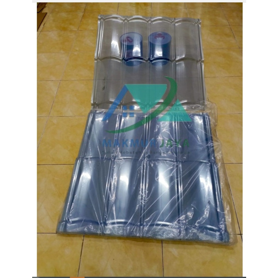 Jual Genteng Bening PVC 8 daun Genteng metal fiber transparan 2x4 ...