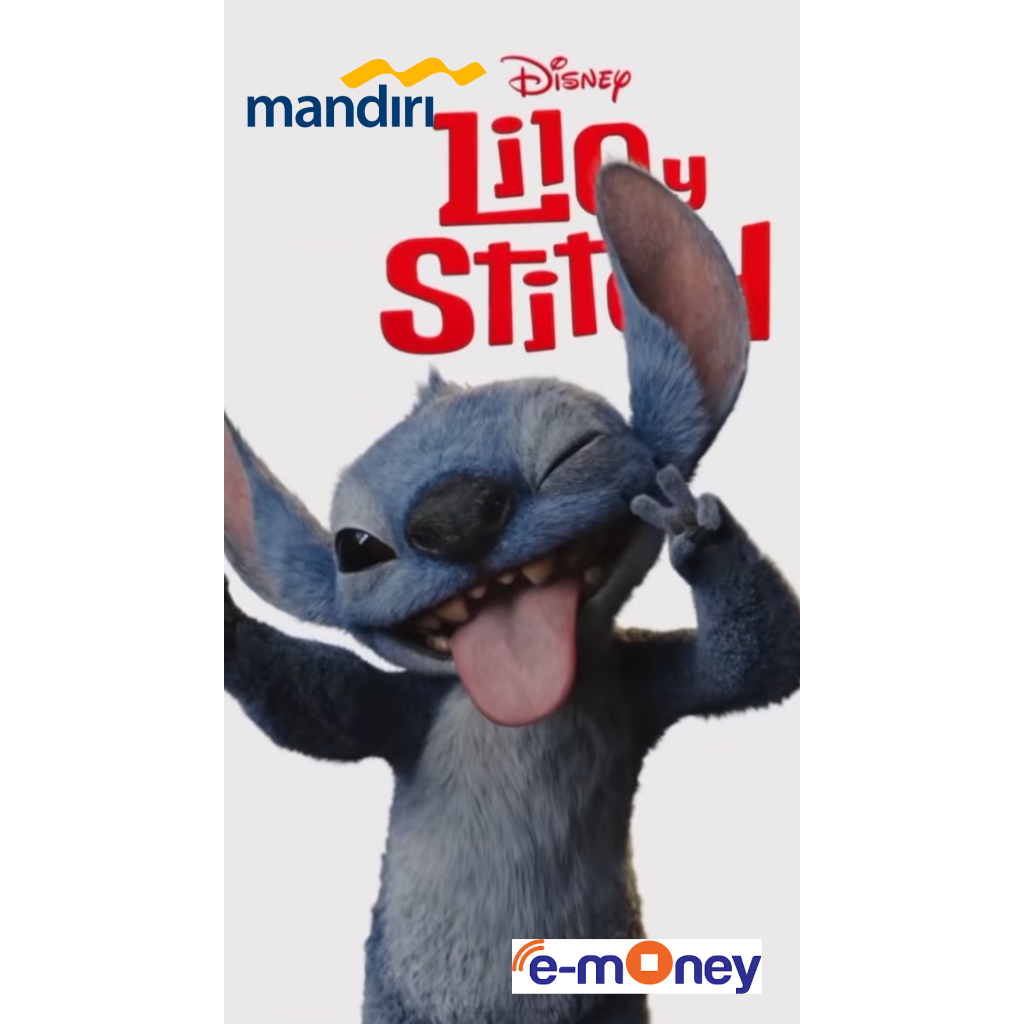 Jual EMONEY MANDIRI SUPPORT NFC - Stitch | Shopee Indonesia