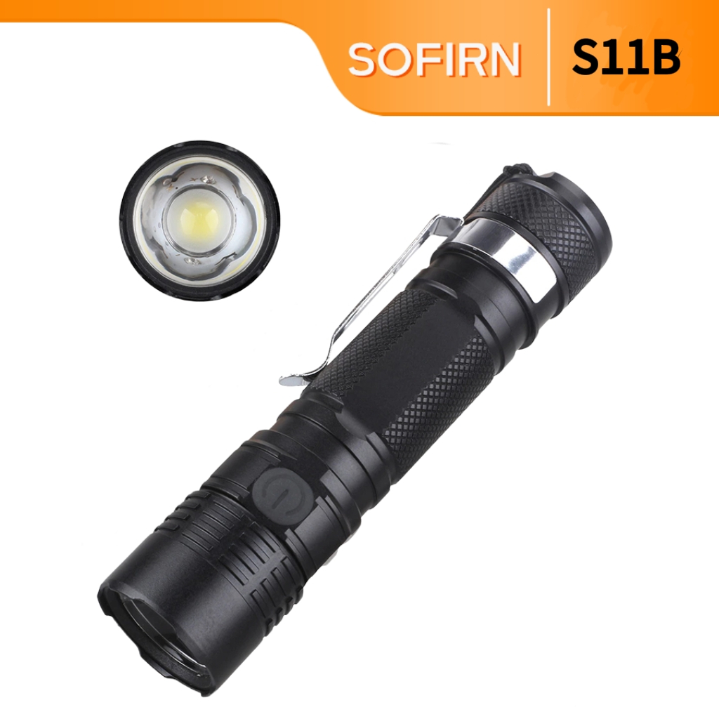 Jual SOFIRN S11-B Senter Outdoor 1200lm, LED XP-L, USB Magnetic Tail ...