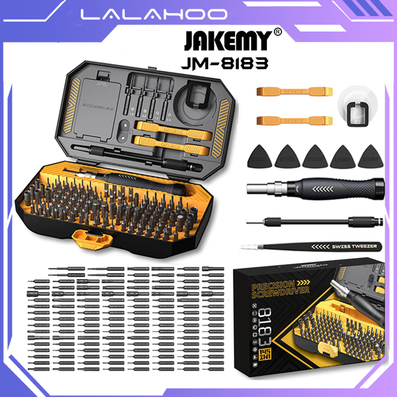 Jual Jakemy JM-8183 145in1 Obeng Set Hp Laptop Komputer Torx Philips ...