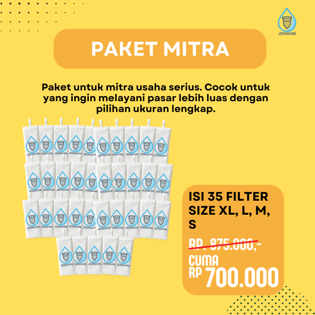 Jual PAKET MITRA filter air penyaring air keruh jadi bersih keran ...