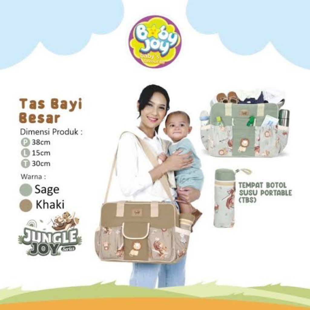 Jual Baby Joy Tas Bayi Besar Jungle Joy Series BJT1056 | Tas ...