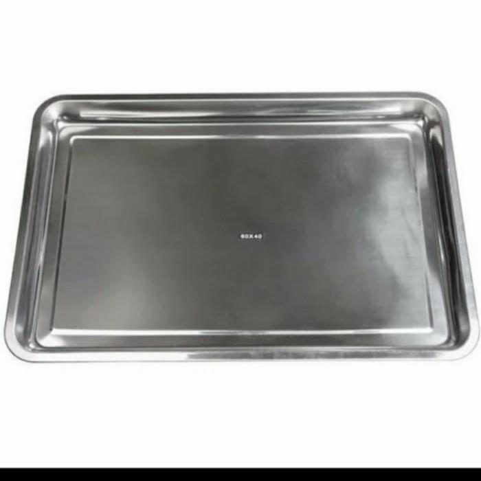 Jual Nampan Besar Segi Kotak Stainless 304 Awet Kuat Tebal Tahan Panas ...