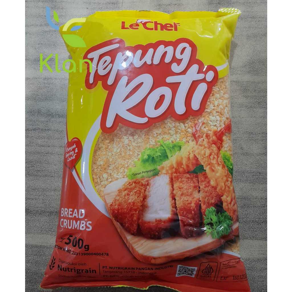 Jual LE CHEF TEPUNG ROTI/ BREAD CRUMBS 500GR | Shopee Indonesia