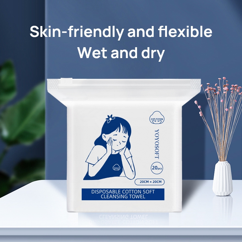 Jual Handuk Pembersih Muka Sekali Pakai (Bahan Katun) / Disposable ...