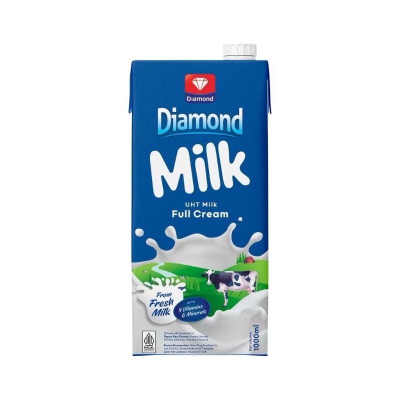 Jual Diamond Milk Susu UHT Full Cream 1 Liter | Shopee Indonesia