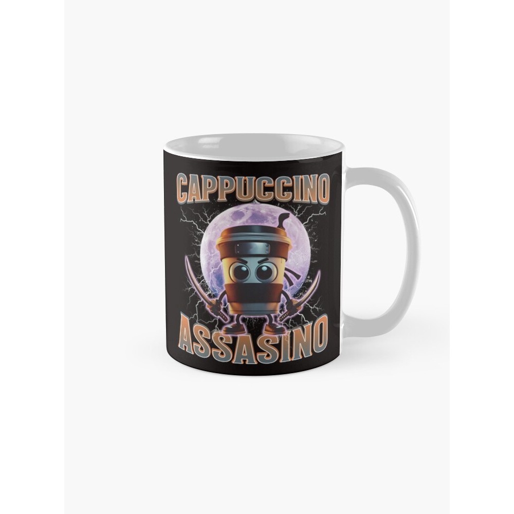 Jual Mug Meme Funny Cappuccino Assassino - Italian Brainrot Coffee ...