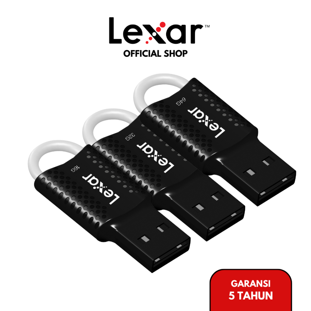Jual Lexar V40 USB 2.0 JumpDrive 8GB / 16GB / 32GB / 64GB / 128GB Flashdisk / Flash Drive ...