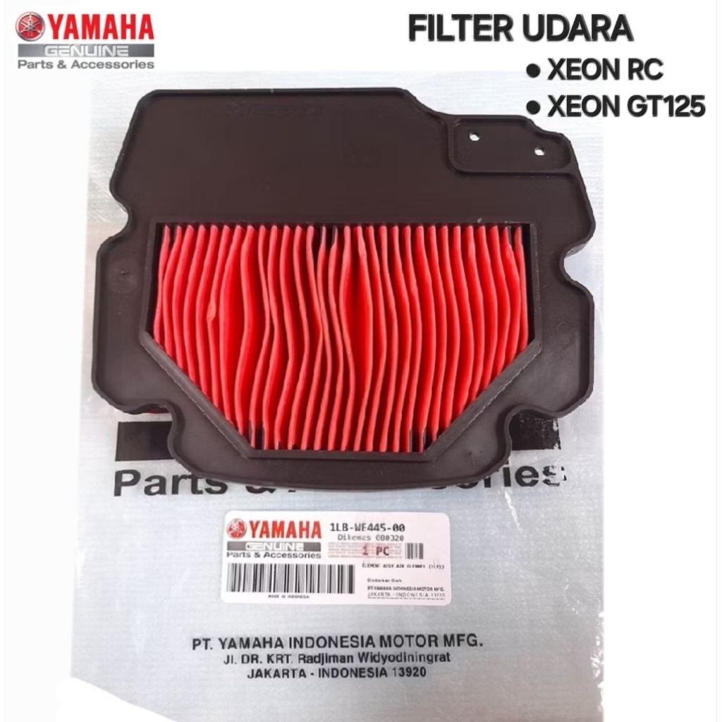 Jual FILTER UDARA SARINGAN HAWA XEON RC XEON GT125 ORIGINAL YAMAHA MADE ...