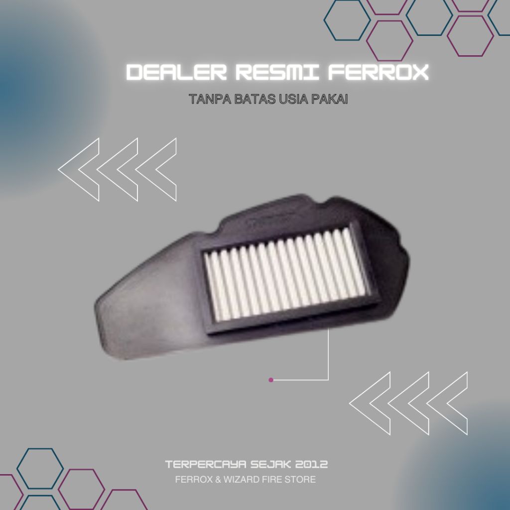 Jual FERROX Filter Udara YAMAHA Old Aerox New Aerox | Shopee Indonesia