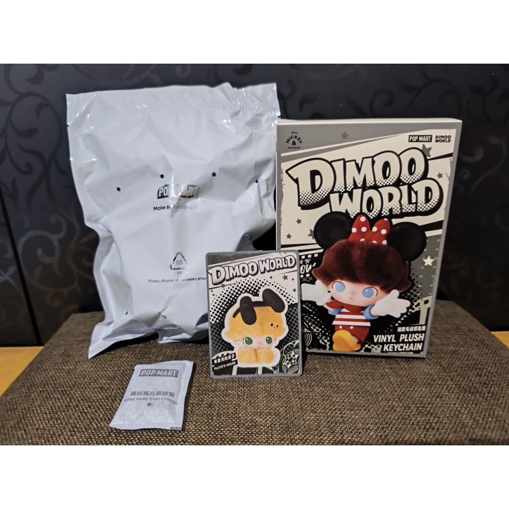 Jual POP MART ~ DIMOO WORLD X DISNEY SERIES VINYL PLUSH KEYCHAIN ...