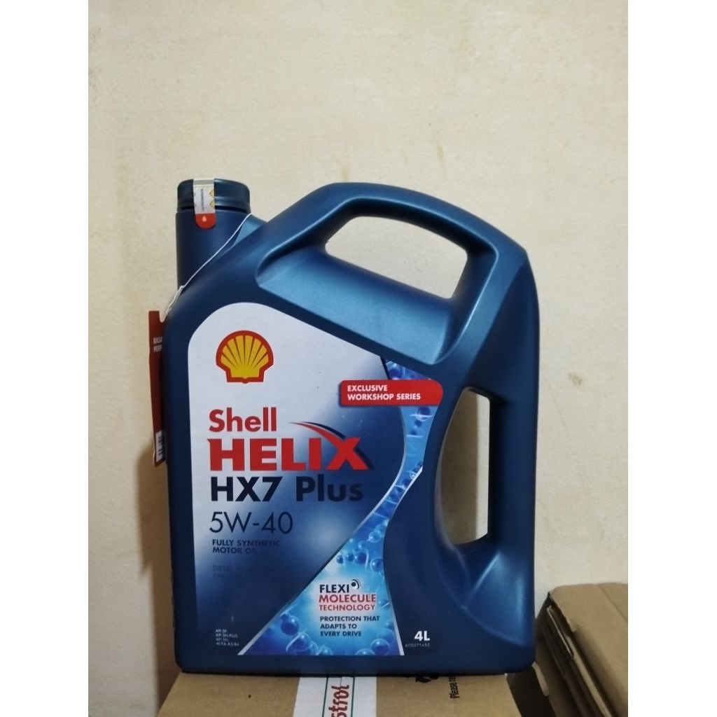 Jual OLI/OIL SHELL HELIX AX7 PLUS 5W-40 4 LITER PELUMAS OLI MESIN ...
