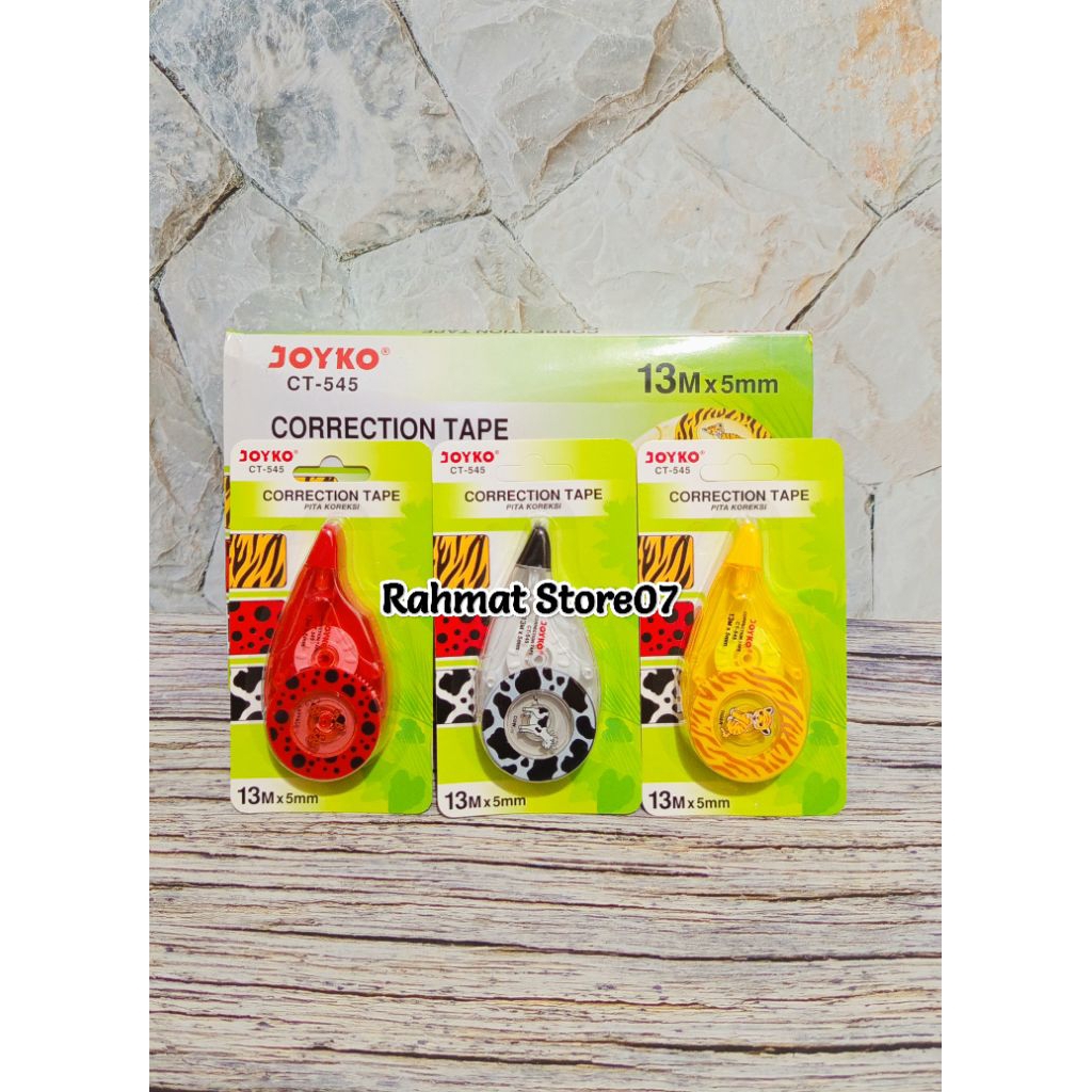 Jual Tape Joyko/Pita Correction Tape Joyko CT-545 13m X 5mm Isi 12 Pcs ...