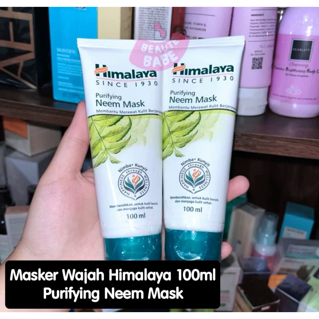 Jual Himalaya Purifying Neem Mask Masker Wajah Muka 100ml (Expired 2026 ...