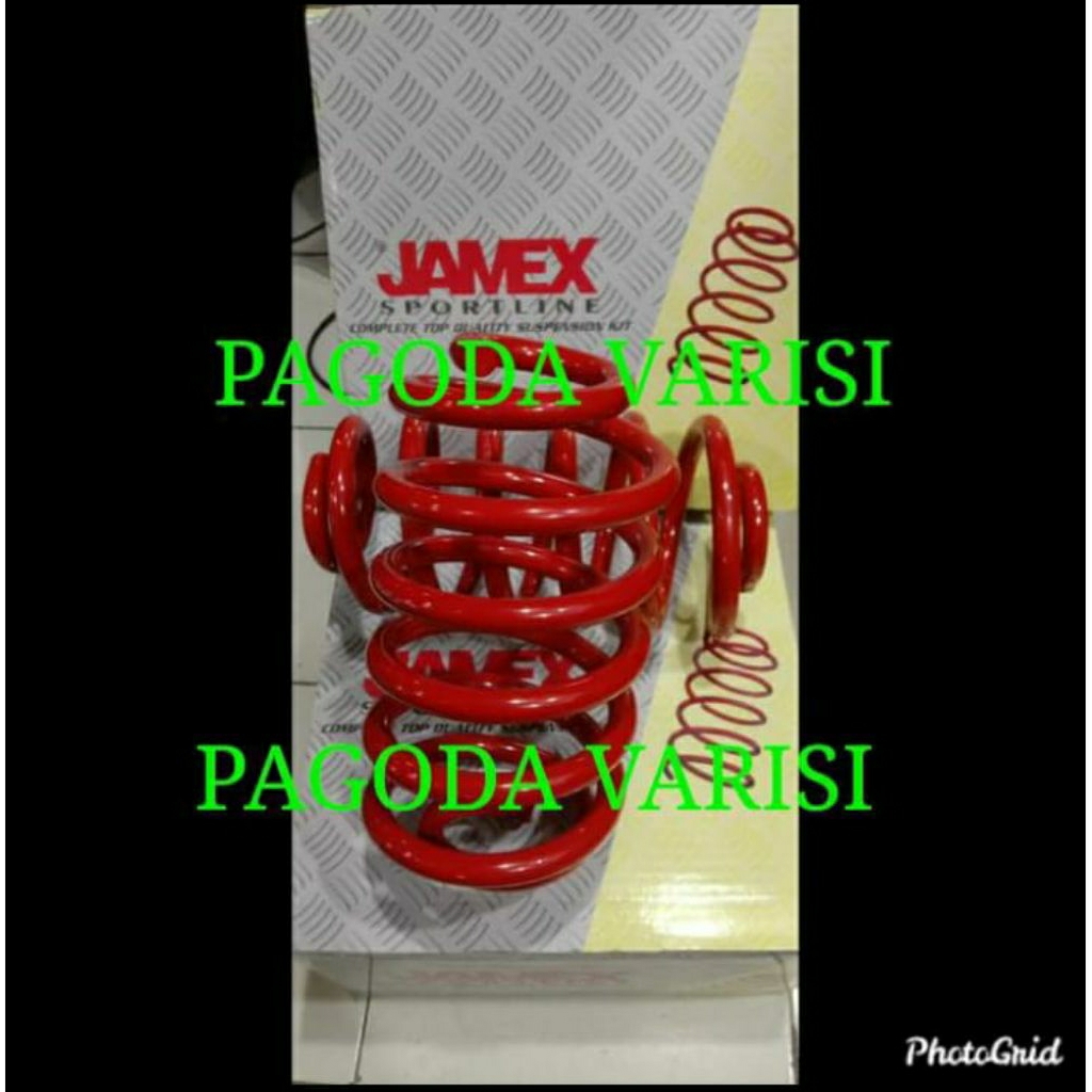 Jual per keong coil spring Merk jamex empuk all New Rush 2018-ON belakang | Shopee Indonesia