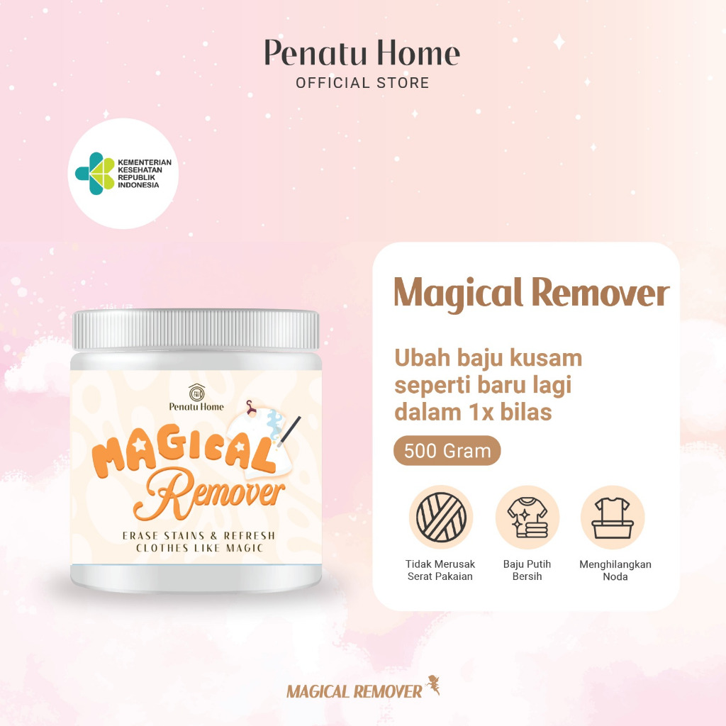 Jual [ Penatu Home ] Magical Remover - Bubuk Pemutih Penghilang Noda ...