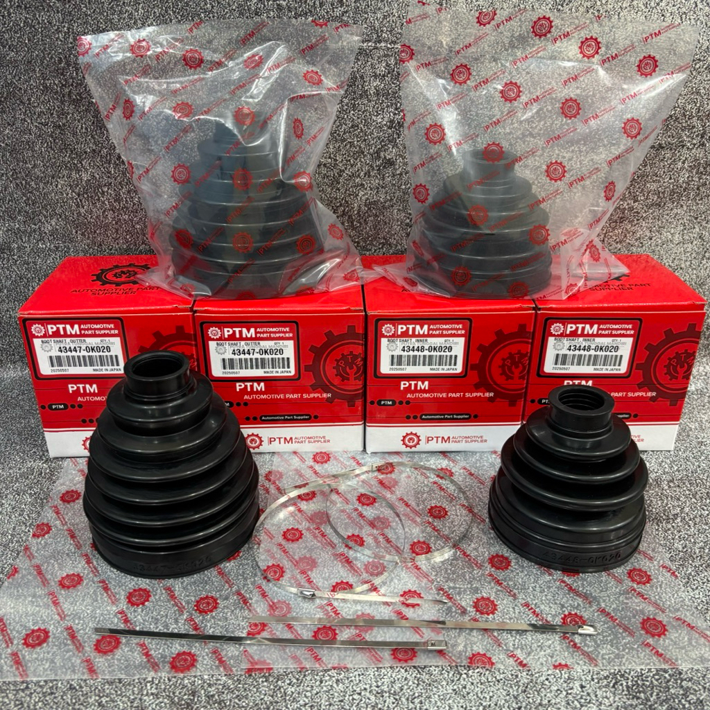 Jual Boot CV Joint/Boot Drive Shaft Bagian Luar Dan Dalam In/Out Toyota ...
