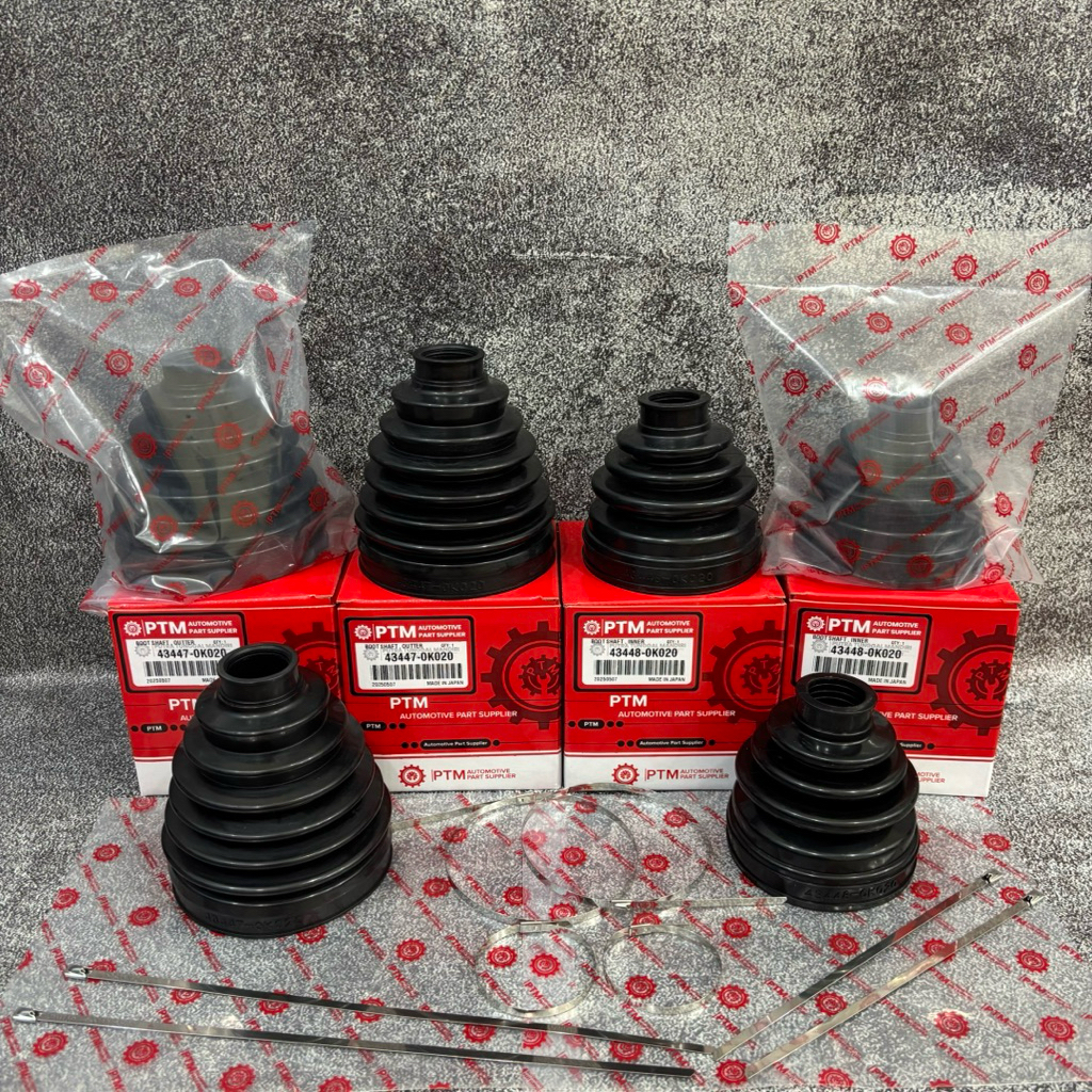 Jual Boot CV Joint/Boot Drive Shaft Bagian Luar Dan Dalam In/Out Toyota ...