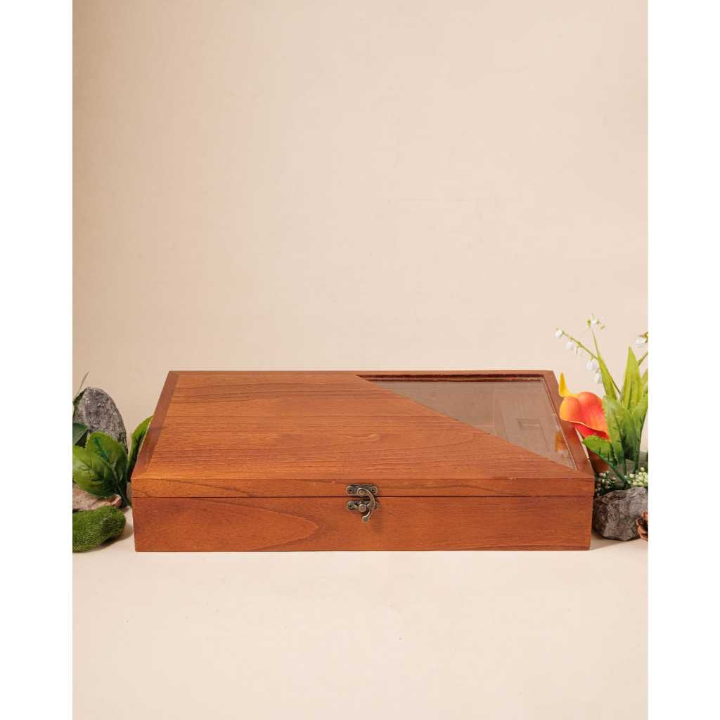 Jual Box / Kotak Album Foto Kayu / Wooden Album Box 30 x 20 + Slot ...