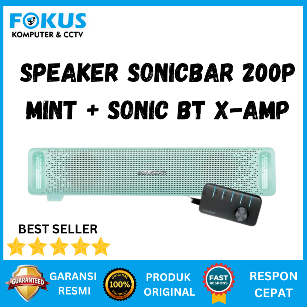 Jual SPEAKER SONICBAR 200P MINT + SONIC BT X-AMP | Shopee Indonesia