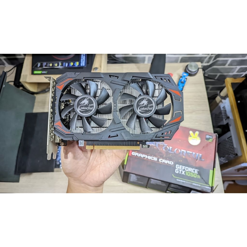 Jual Colorful GTX 1050 Ti Smart Shark 4GV 4GB GDDR5 Non Pin Power ...