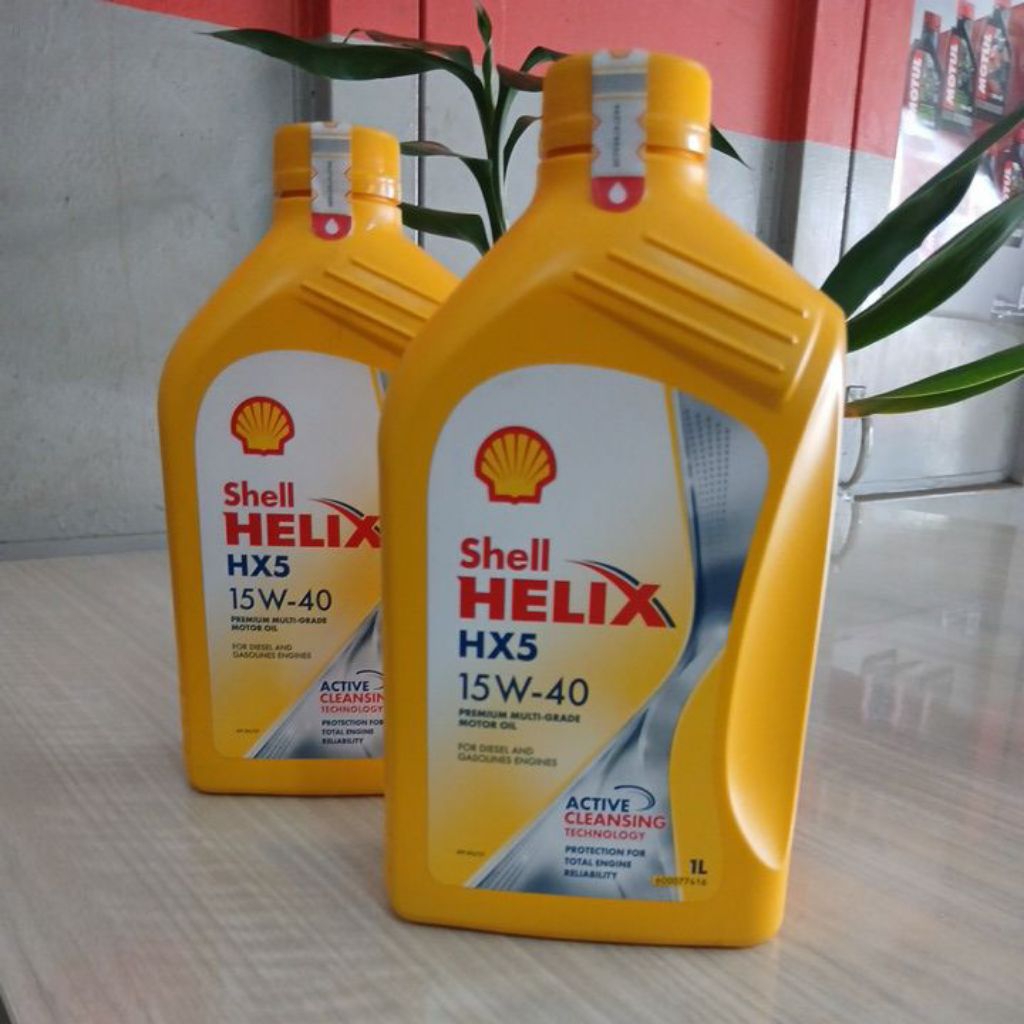 Jual Oli Shell Helix Hx5 15w-40 1L | Shopee Indonesia