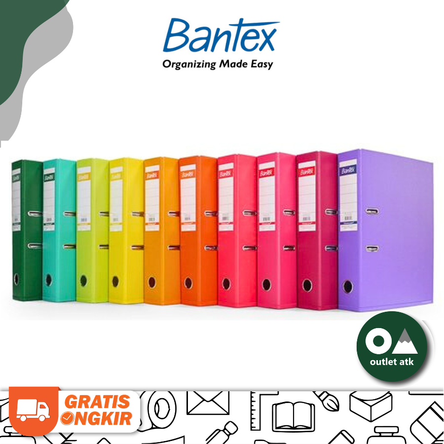 Jual Ordner Lever Arch File Bantex A4 PVC 7cm | Shopee Indonesia