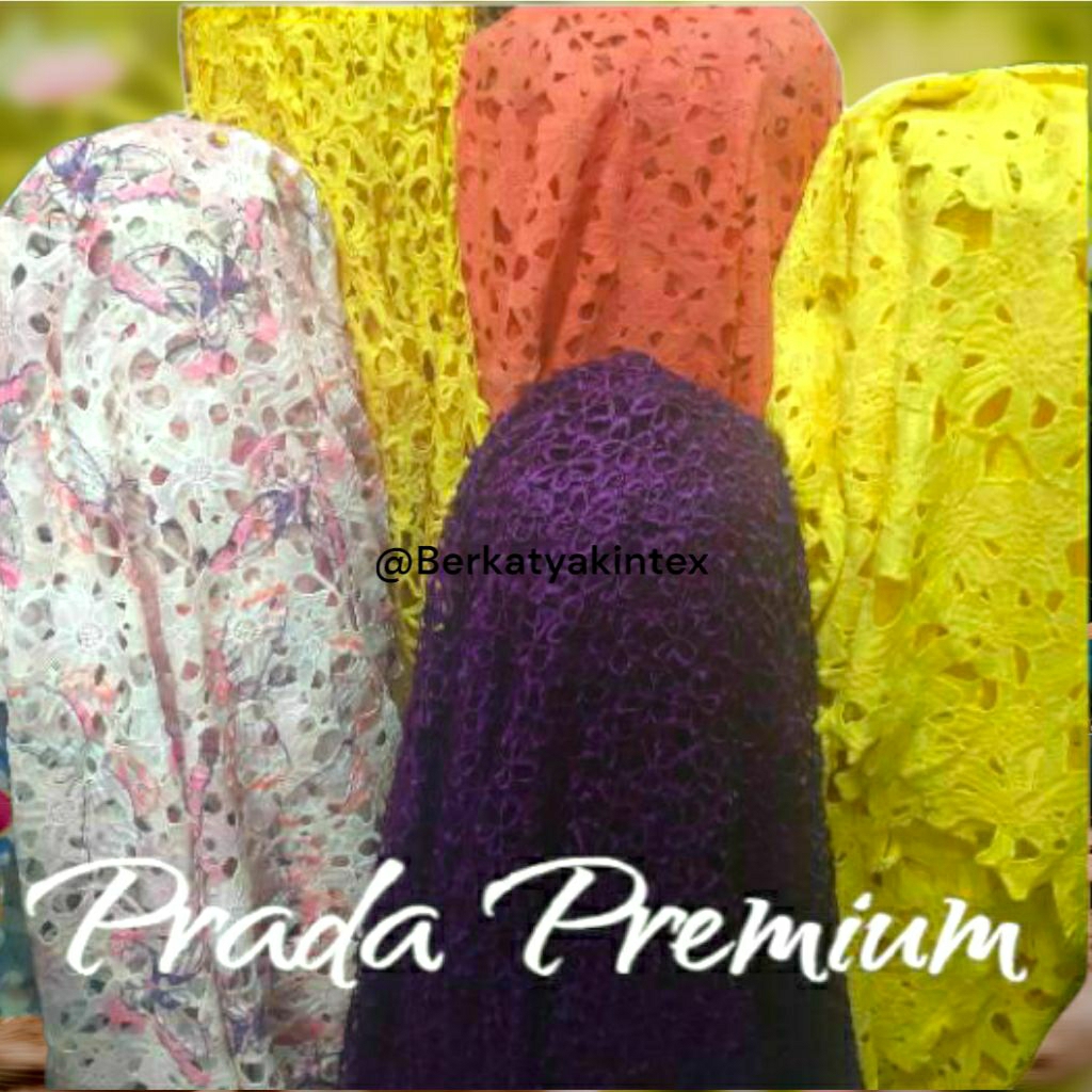 Jual kain prada premium - kain brokat prada premium - kain borkat oki ...