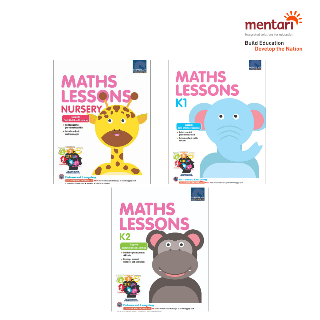 Jual SAP | Maths Lessons Preschool | Buku Latihan TK | Shopee Indonesia