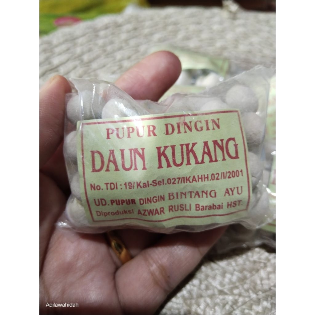 Jual Pupur Dingin Daun Kukang Anti Jerawat | Shopee Indonesia
