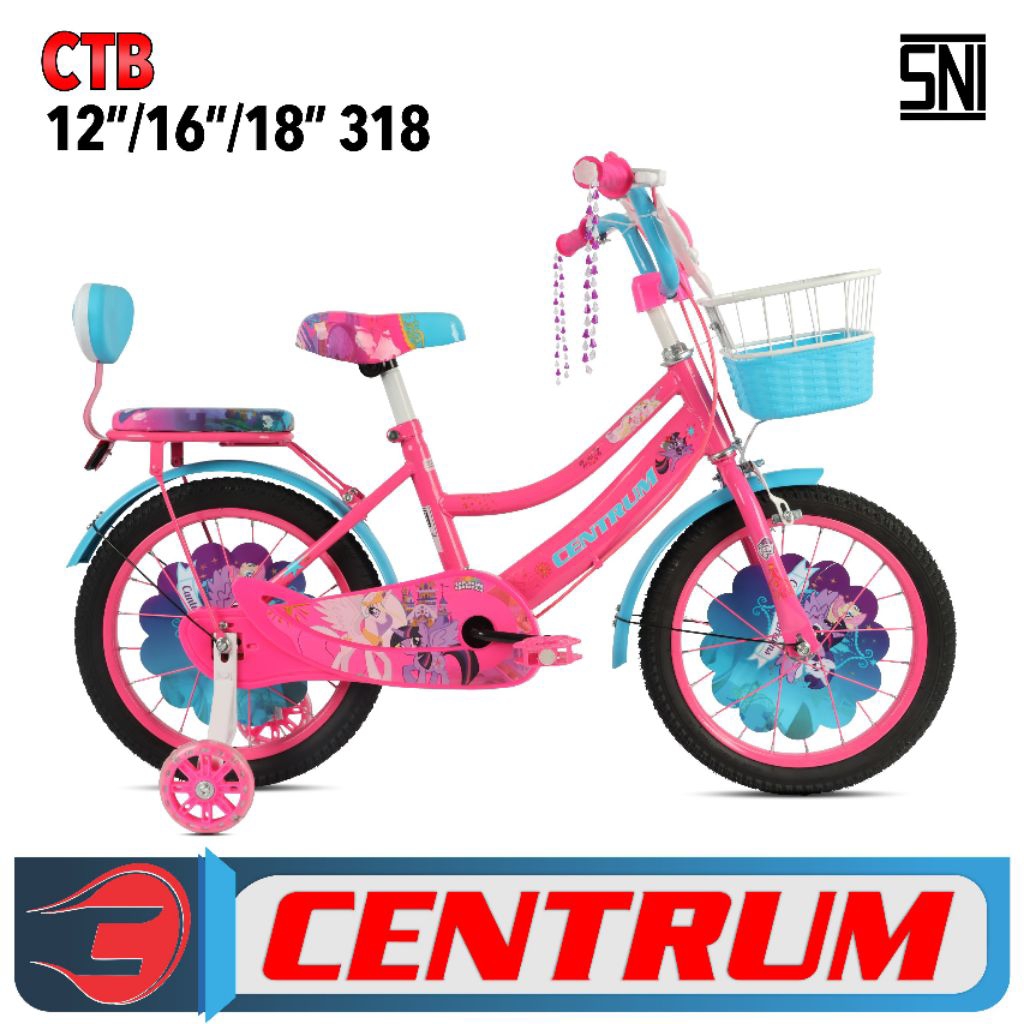 Jual SEPEDA ANAK PEREMPUAN 12 16 18 INCH CENTRUM 316 / CENTRUM 318 ADA ...