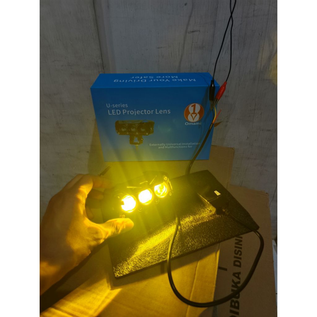 Jual LAMPU MOBIL VARIASI LAMPU TEMBAK MINI PROJIE U-SERIES LED ...