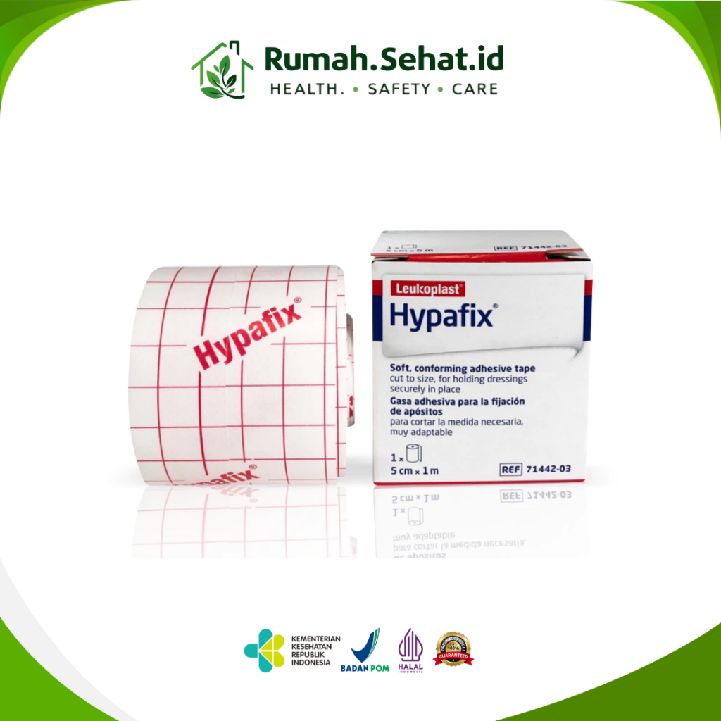 Jual Hypafix Leukoplast Adhesive Tape 5 cm x 1 m Plester Penutup Luka Lebar - Roll | Shopee ...