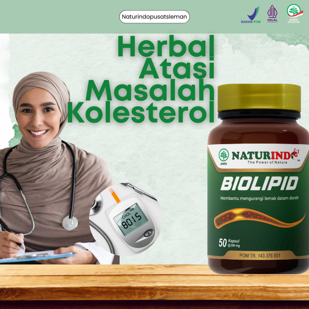 Jual BIOLIPID OBAT KOLESTROL DAN DARAH TINGGI HERBAL KOLESTEROL ...