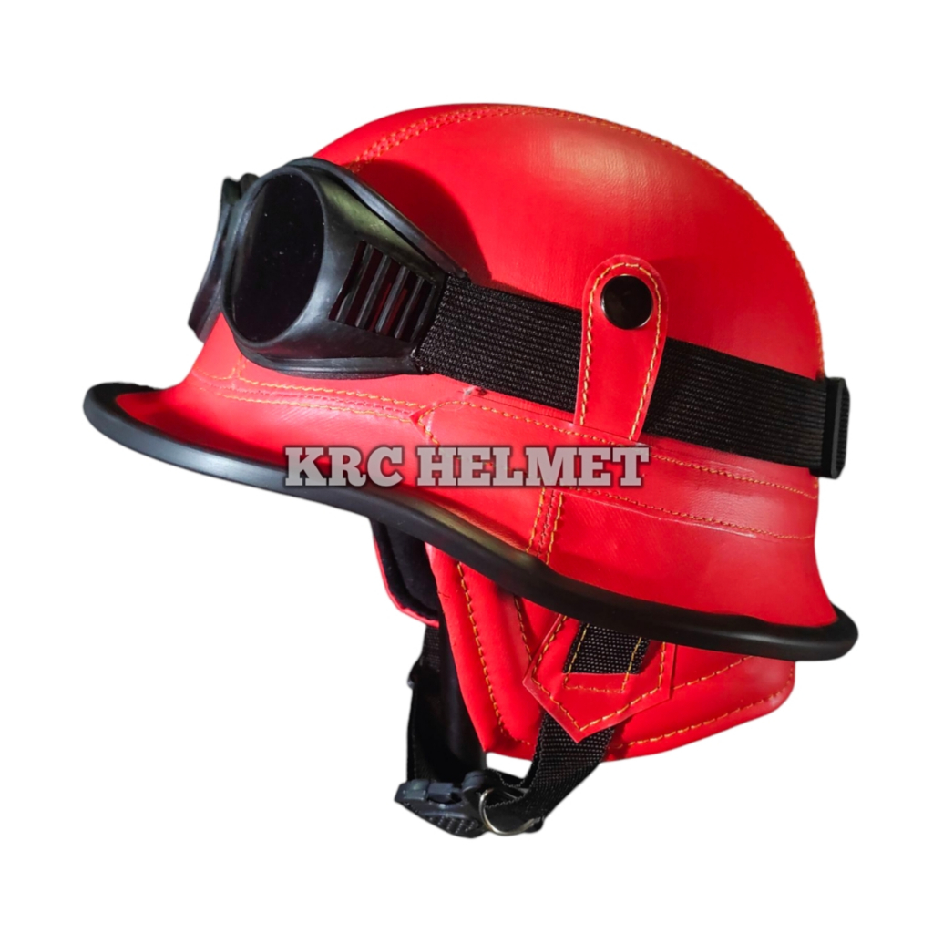 Jual Helm Chips Helm Retro Nazi Warna Polos + Kacamata Chips/Retro ...