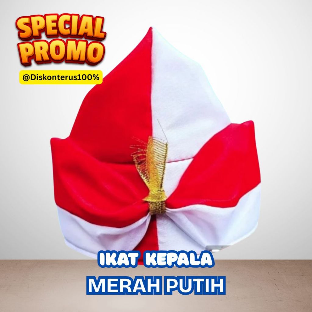 Jual Bando Merah Putih / Ikat Kepala / Bandana merah putih 17 Agustus ...