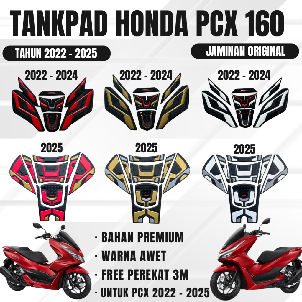 Jual Tankpad Motor Honda Pcx 160 / Tankpad Motor Pcx 160 Tahun 2021 ...