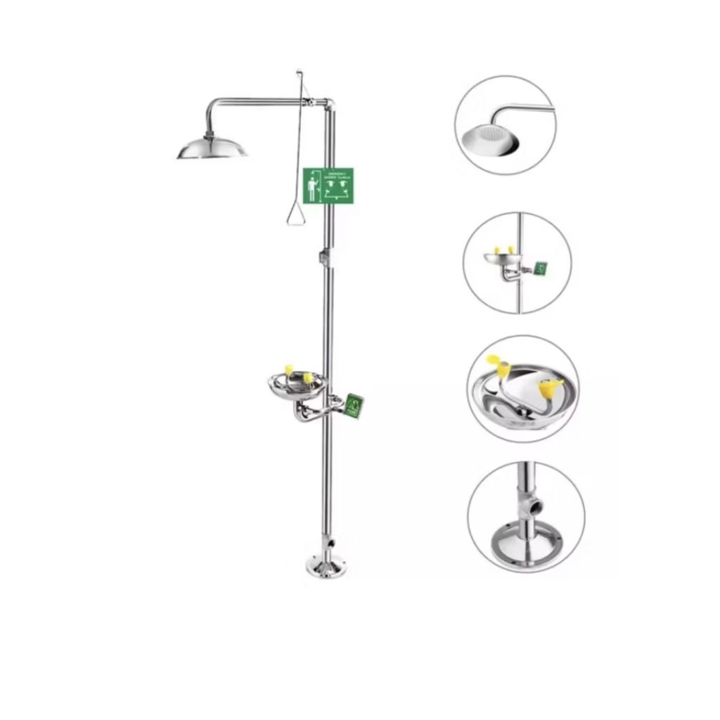 Jual Eyewash Shower Emergency Stainless Steel / Emergency Eye Wash ...